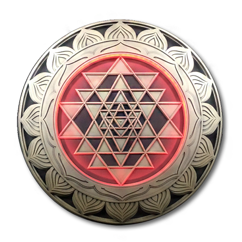 Led Lamp "Sri Yantra" - SolipsLab